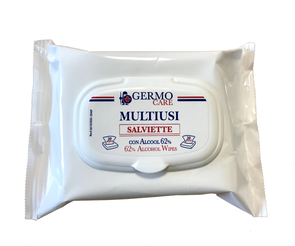 toallitas desinfectantes multiusos a base de alcohol - PVS-SPA