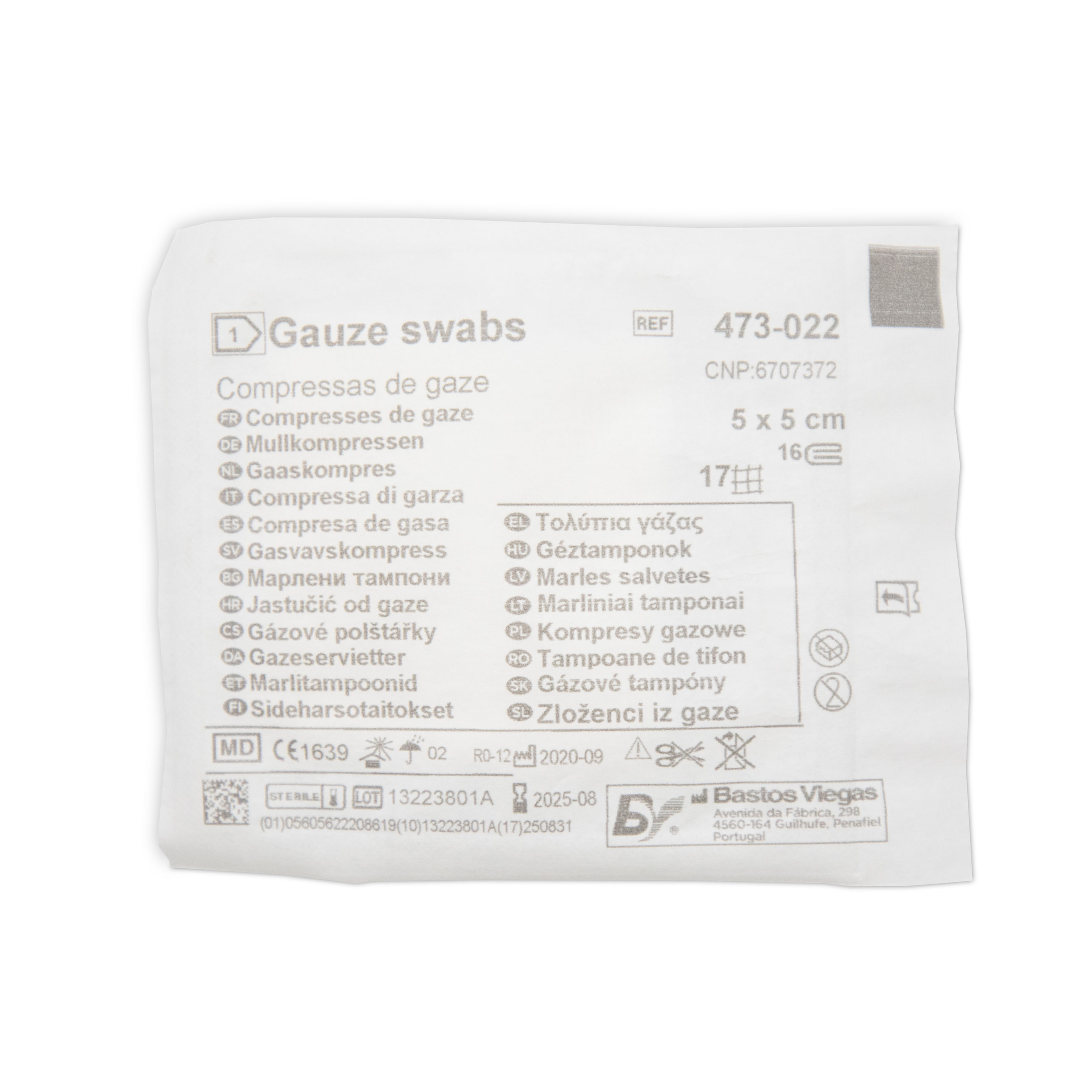 COMPRESA DE GASA ESTÉRIL - PVS-SPA